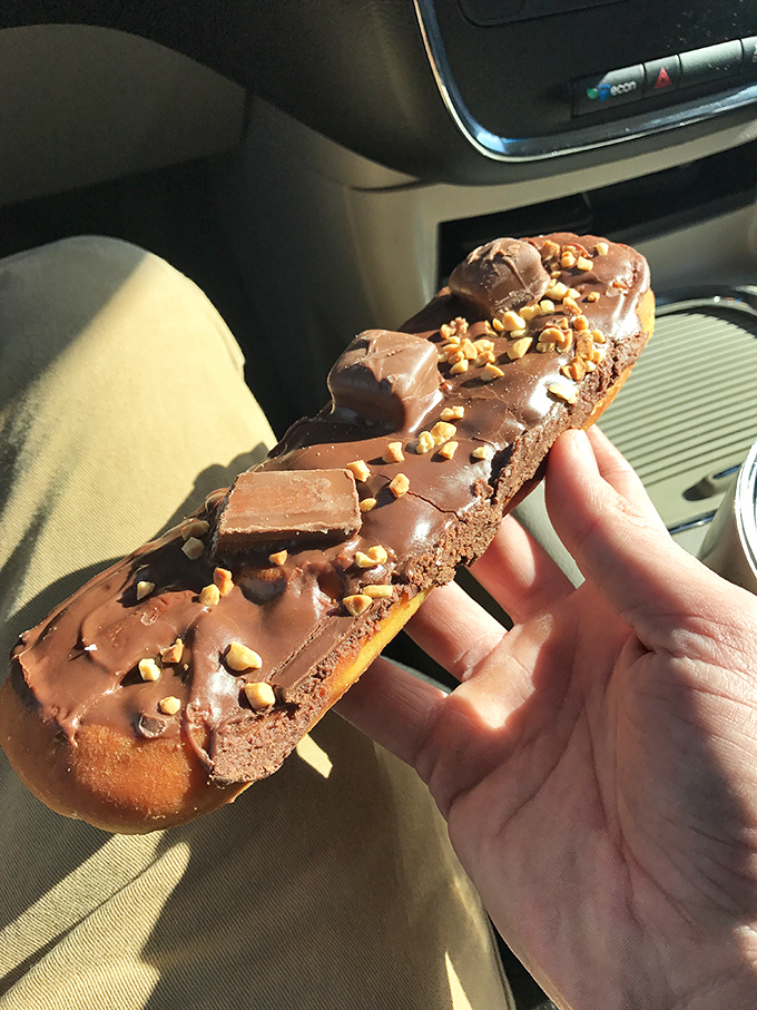 The Long John: Because sometimes, size does matter. It's the stretch limo of the donut world.