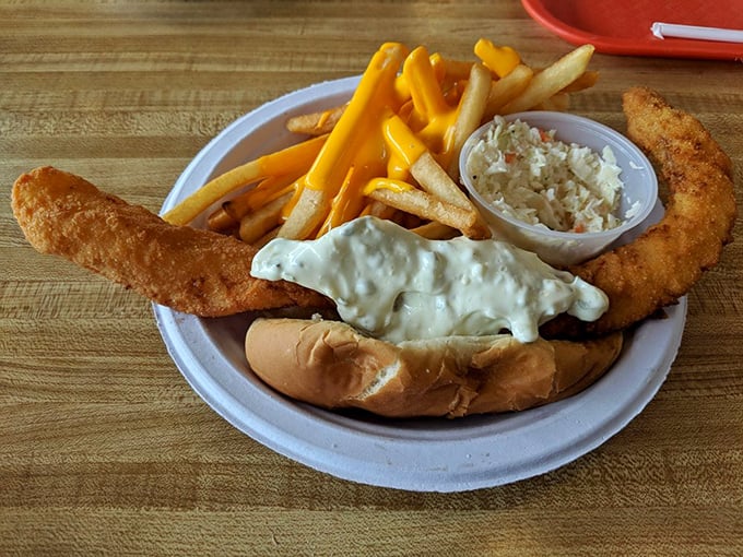 Golden, crispy, and ready for its close-up! This fish fry is so perfect, it could star in its own cooking show.