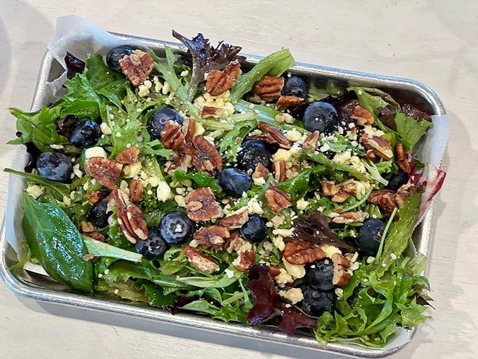 Who said salads can't be exciting? This Maine-iac creation is proof that sometimes it's hip to be square (and delicious).