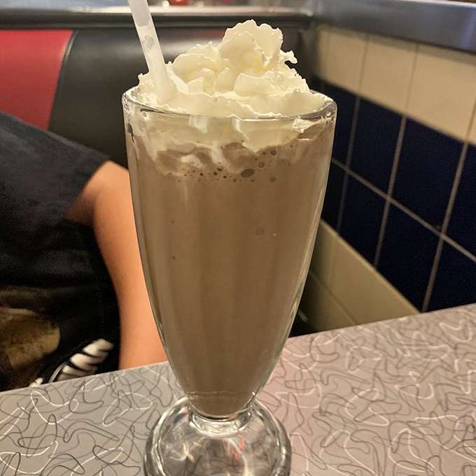 Milkshake magic in a glass! This frosty treat is so good, it might just make you forget about Florida's heat for a moment.