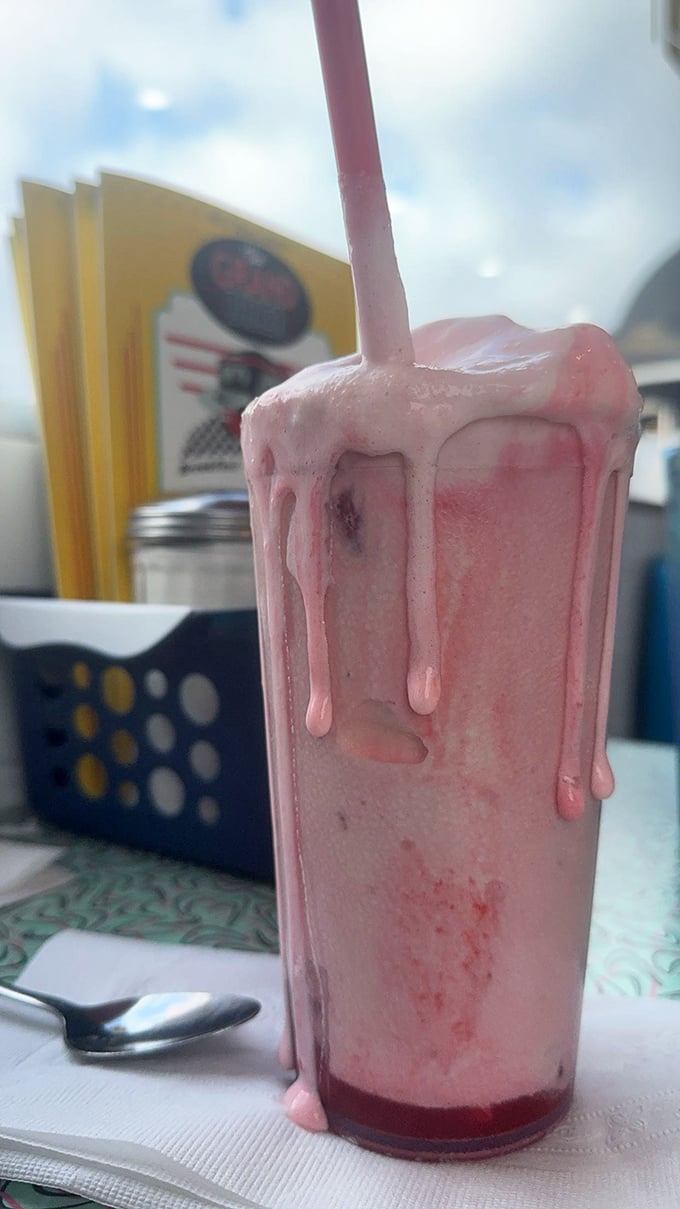 Milkshake magic happening here! This creamy concoction is so good, it might just bring all the boys (and girls) to the yard.