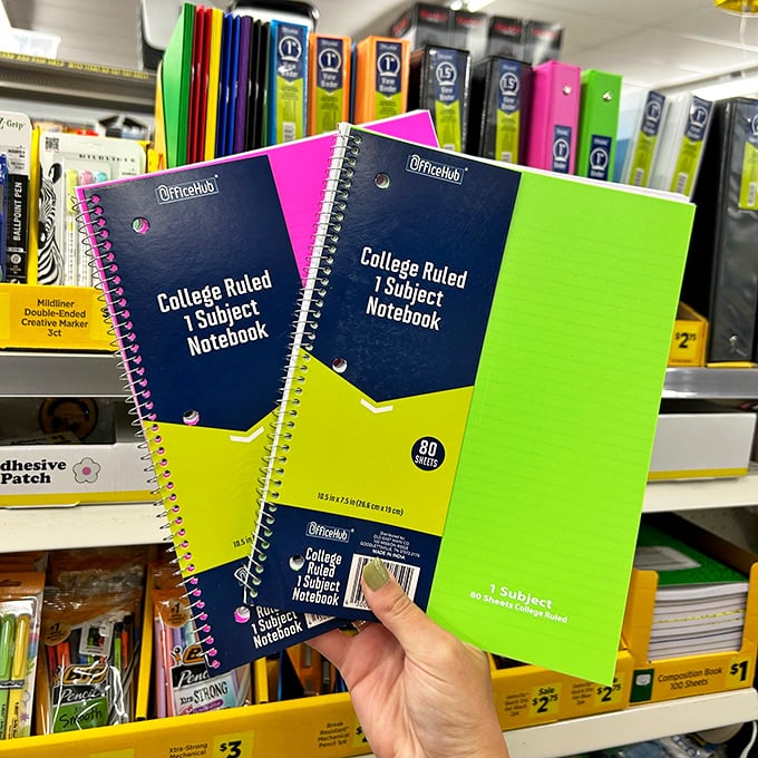 Note to self: stock up on these notebooks! With colors brighter than a summer blockbuster, they're ready to capture your next bestseller.
