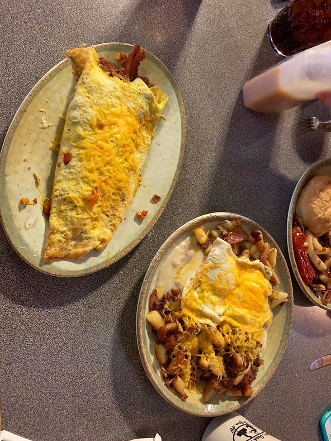 Behold the cheese omelet and home fries combo&mdash;proof that simplicity, when executed with care, outshines fancy culinary pyrotechnics every time.