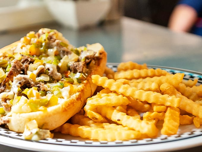 Philly, meet Arkansas! This cheesesteak looks so good, it might just start a friendly rivalry between the City of Brotherly Love and the Natural State.