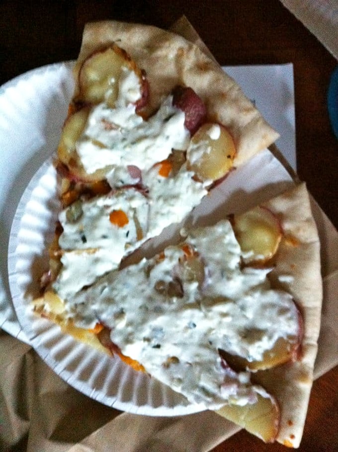 Potatoes on pizza? It's not madness, it's genius! This carb-on-carb creation is the comfort food mash-up you never knew you needed.