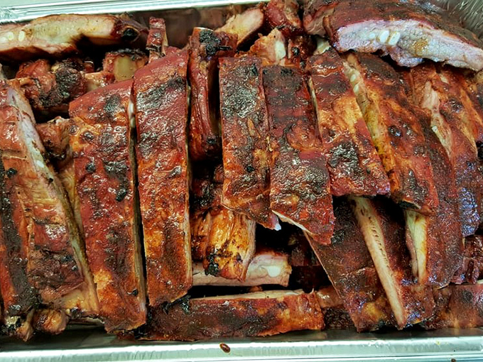 Behold: the meat motherload. These ribs aren't just falling off the bone&mdash;they're practically volunteering to jump onto your plate.
