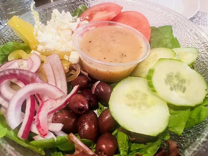 A salad that's not just a supporting act. This fresh ensemble could star in its own "farm-to-table" blockbuster.