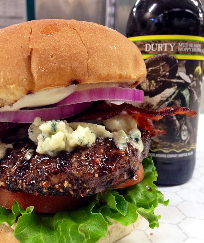 The Sgt. Pepper: It's got a ticket to ride... straight to flavor town! This burger will have your taste buds singing.