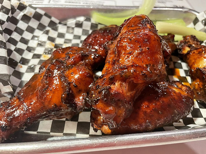 Wings that'll make you sing! These smoky beauties are more popular than a country crooner at a state fair.