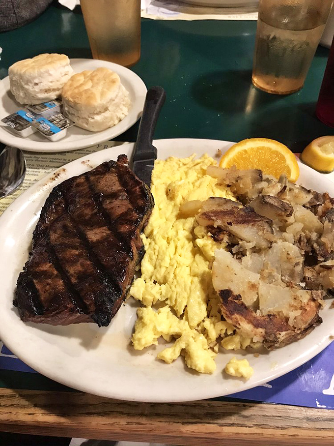 Steak and eggs: the breakfast of champions, lumberjacks, and anyone who plans to skip lunch until approximately forever.