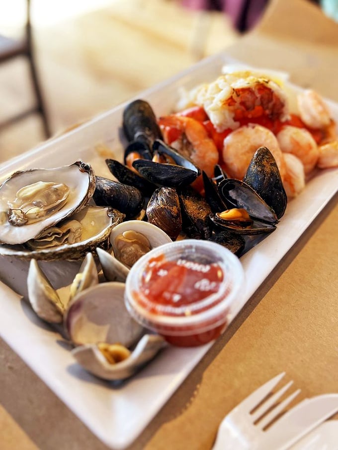 The ocean called, it wants its buffet back! This steamed sampler is like Neptune's personal playlist - every bite's a chart-topper.