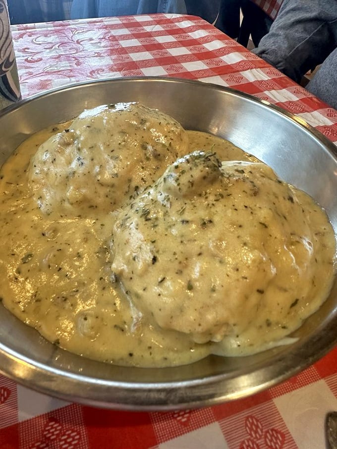 Double trouble never looked so delicious. These twin biscuits smothered in gravy are the dynamic duo your breakfast needs.