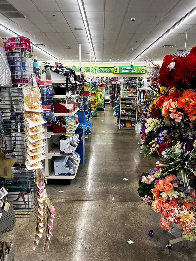 The floral section blooms with possibility&mdash;artificial flowers that never wilt and cost less than a fancy coffee.