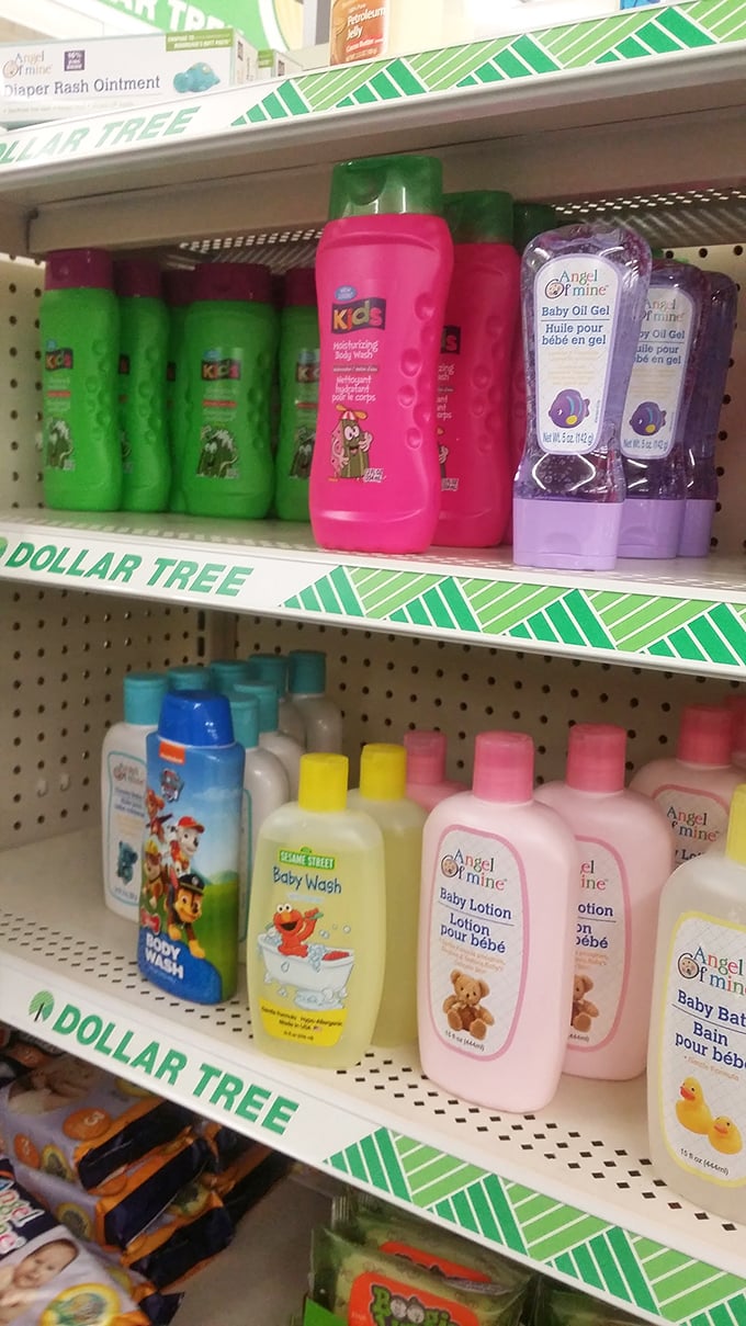 Baby products that prove parenting doesn't have to break the bank&mdash;from cartoon-adorned shampoos to gentle lotions for tender skin.