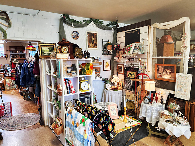 It's like someone took a time machine, raided every decade, and created the world's most eclectic living room. I'll take two of everything, please!