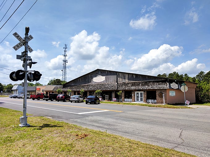 Small-town Americana at its finest. This street scene could be the opening shot of a Hallmark movie, but it's just another day in St. Marys.