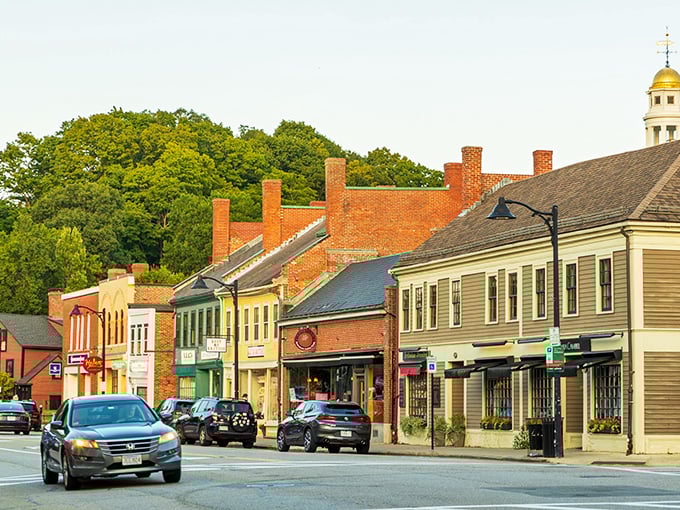 Concord's downtown: Where every building tells a story, and every storefront is an invitation to explore. Norman Rockwell, eat your heart out!