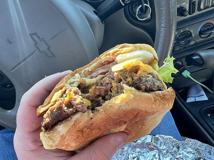 This isn't just a sandwich; it's a meaty masterpiece. Kayla's Philly Cheesesteak is like a warm hug for your taste buds. Napkins are not optional.