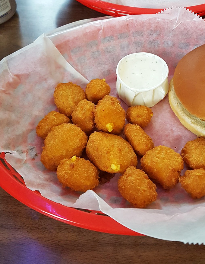 Golden nuggets of joy! These cheese curds are like edible sunshine, bringing a taste of Wisconsin to the heart of Iowa.