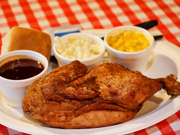 Cluck yeah! This chicken's so golden and crispy, it could win a beauty pageant - if it wasn't busy stealing the show on your plate.
