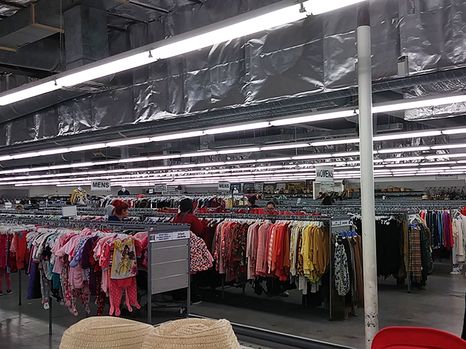 Who says you can't relive your youth? This colorful array of kids' clothes might have you wishing for a time-shrinking machine.