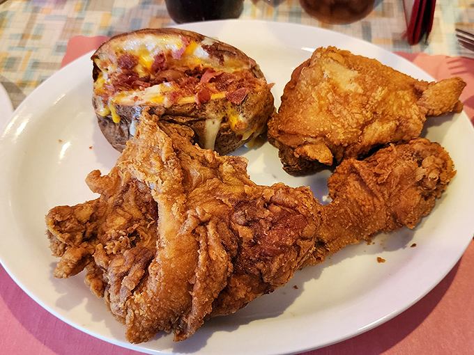 Crispy, juicy, and golden-brown&mdash;this fried chicken's so good, it might just make you forget about your diet resolutions.