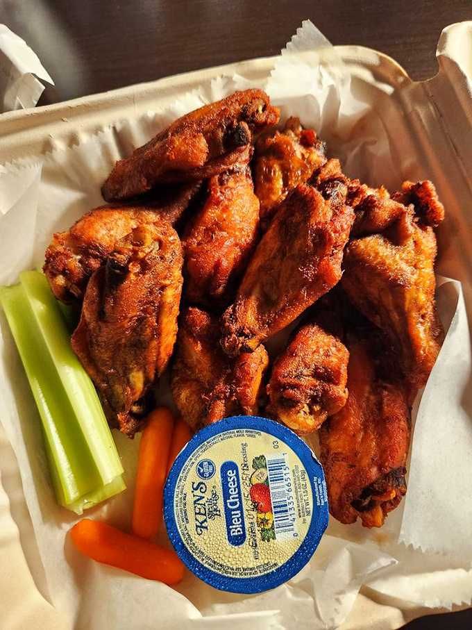Crispy on the outside, juicy on the inside. These wings are so good, they might make you forget about lobster rolls for a minute.