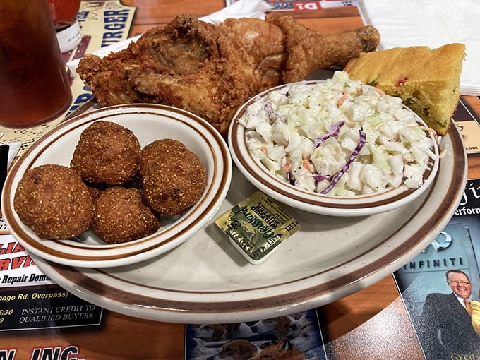Finger-lickin' good doesn't even begin to cover it! This fried chicken is crispier than your grandma's new dollar bills.