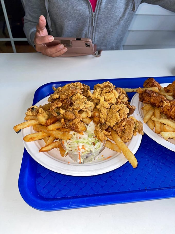 Golden, crispy, and addictive as potato chips. These fried clams are the reason elastic waistbands were invented.