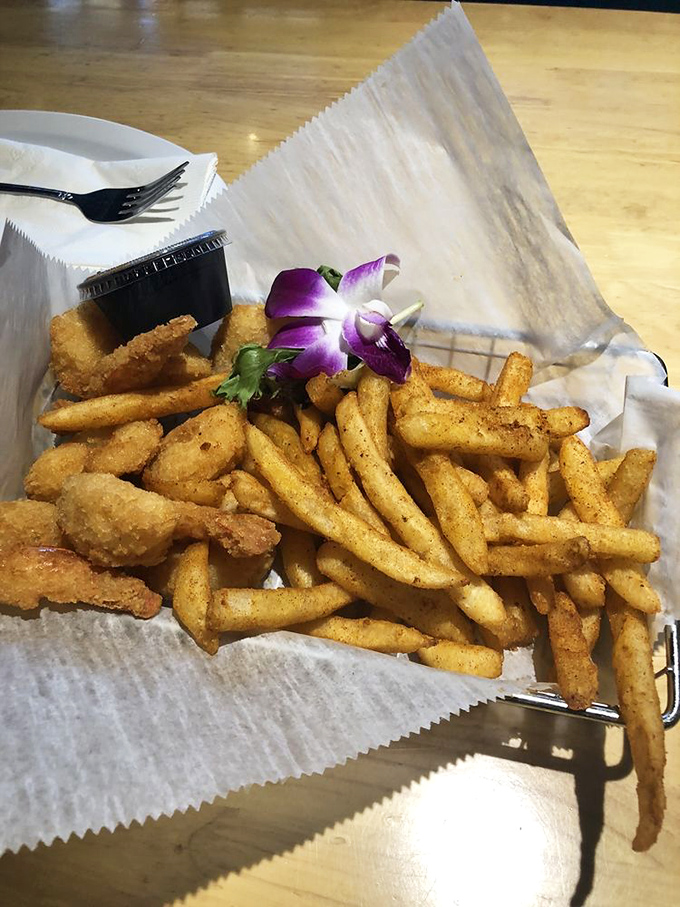 "Golden, crispy, and utterly irresistible. These fried shrimp are like the Beyoncé of appetizers – they steal the show!"