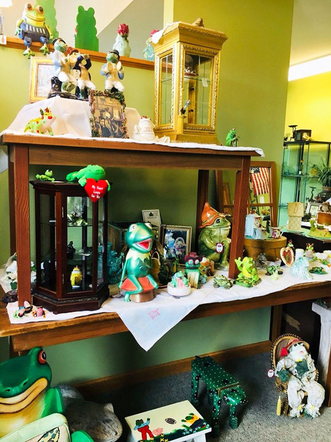 Hop to it! This whimsical collection of frog figurines is ribbiting with charm. Who knew amphibians could be so adorably collectible?