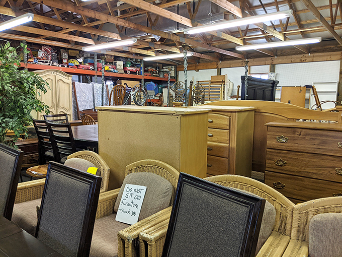 Furnish your castle without ransacking the royal treasury! This furniture section's got more character than a Dickens novel.