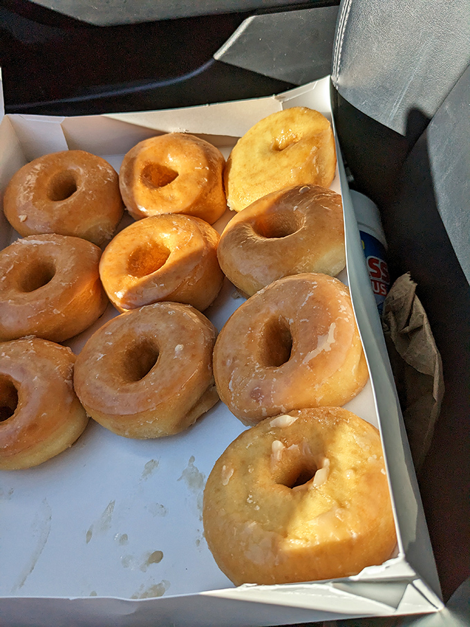 Golden rings of glory! These glazed donuts aren't just breakfast, they're edible halos. Who says you can't be angelic and indulgent?