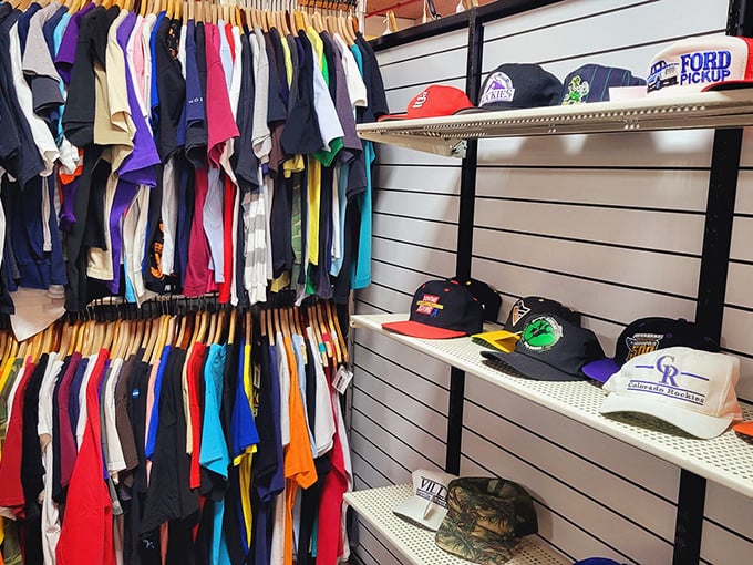 Vintage tees and baseball caps tell stories of places visited, teams supported, and fashion trends survived&mdash;some more successfully than others.