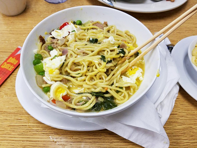 Noodles that could make an Italian grandmother weep with joy. It's comfort in a bowl, with a side of "I'll start my diet tomorrow."