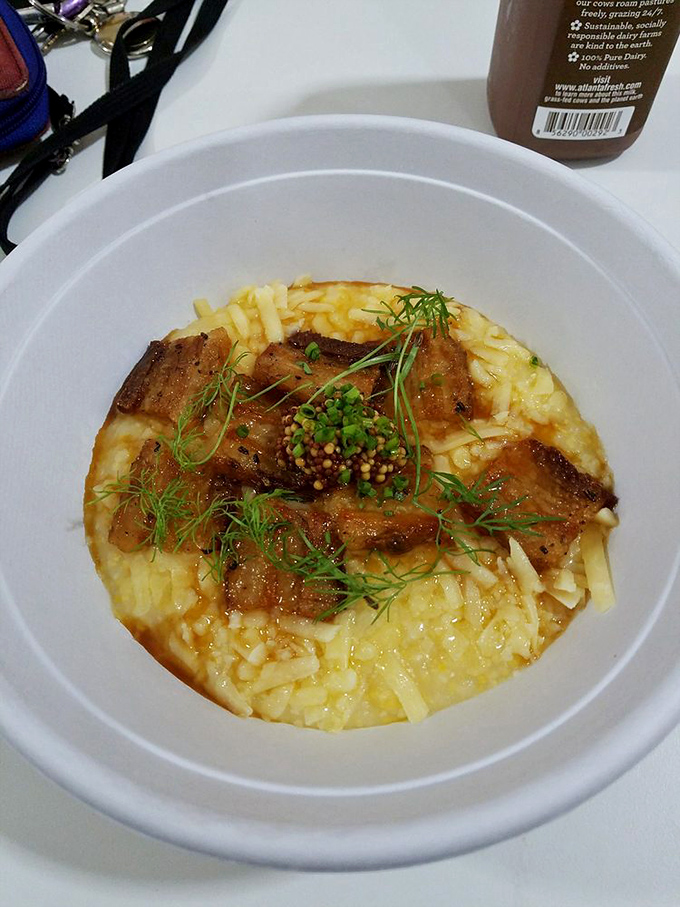 Grits gone wild! This ain't your average breakfast. It's a flavor explosion that'll make you question why you ever settled for plain old oatmeal.