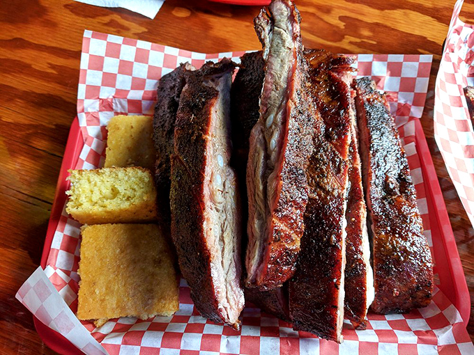 Rib-diculous goodness! These beauties are so perfectly charred, they could make a vegetarian reconsider life choices.
