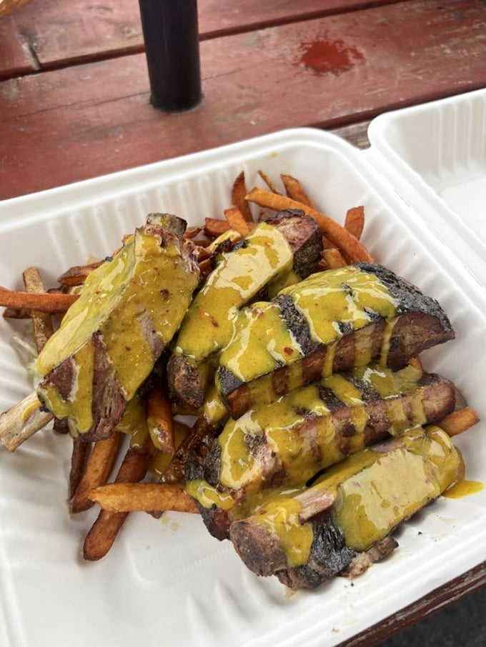 Saucy, succulent, and oh-so-satisfying! These ribs aren't just fall-off-the-bone tender, they're practically doing the cha-cha on your plate.