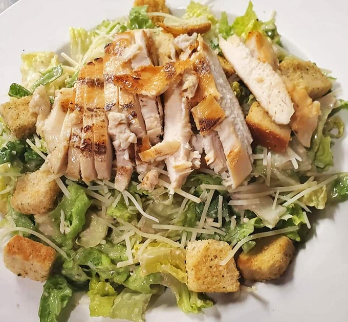 Who said salads can't be exciting? This grilled chicken salad is a flavor fiesta, proving that eating green can be both delicious and satisfying.