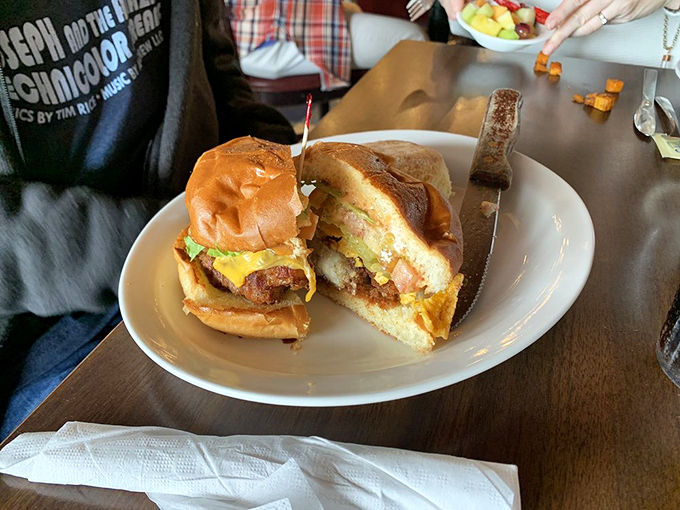 Sandwich goals achieved! This handheld masterpiece is ready to take your taste buds on a flavor-packed road trip.