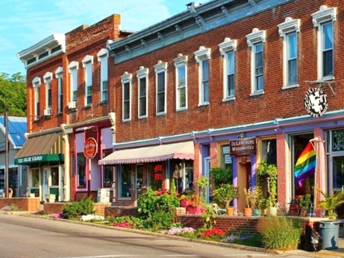 Rainbow flags and flower boxes—Yellow Springs doesn't just accept diversity, it celebrates it with the enthusiasm of a Broadway finale.