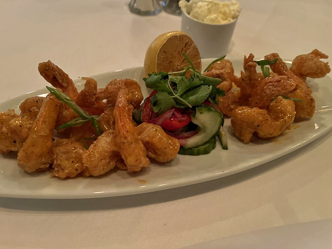 Shrimp that packs a punch! These little flavor bombs are like the James Bond of appetizers – small, sophisticated, and dangerously good.