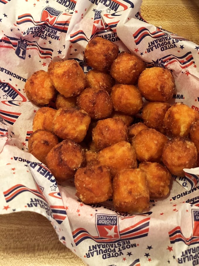 Golden nuggets of joy! These sweet potato tots are like edible sunshine, crispy on the outside and fluffy on the inside.