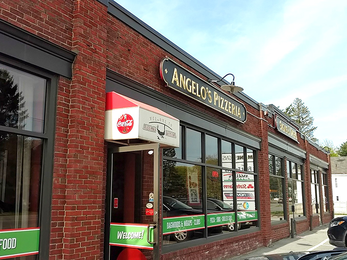 Angelo's Pizzeria: No frills, all thrills. This unassuming Bangor gem proves you can't judge a pizza by its storefront.