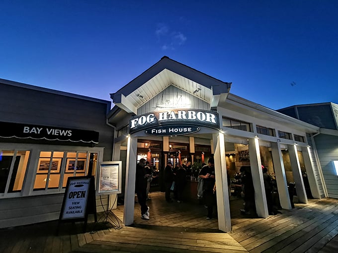 Fog Harbor Fish House: Where the views are as jaw-dropping as the seafood. Prepare for a feast for both eyes and stomach!