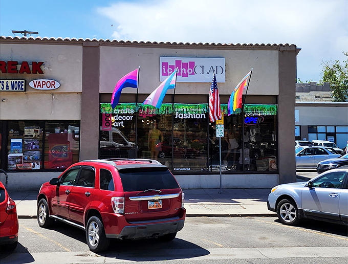 IconoCLAD: Where fashion rebels come to play. It's like your cool aunt's closet, if your aunt was a rock star with a penchant for sequins.