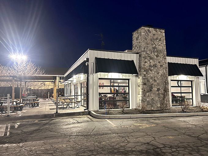 Jolly Roger's facade is like a siren's call to seafood lovers. It's the kind of place that makes you want to say "Arrr!" unironically.