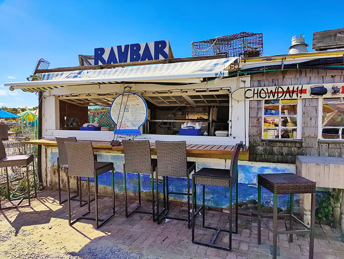 Sesuit Harbor Cafe: Cape Cod's hidden gem. Where picnic tables become thrones and every meal feels like a beachside coronation.