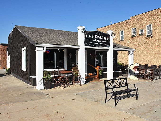 The Landmark Bistro: Where charm meets chops. It's like your favorite cardigan&mdash;comforting, reliable, and always in style.