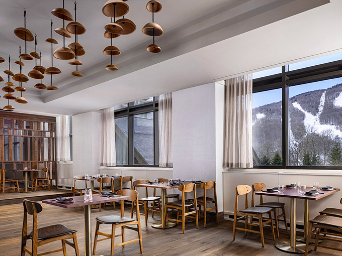 Tipsy Trout: Where mountain air meets ocean fare. It's the culinary lovechild of a ski lodge and a seafood shack!